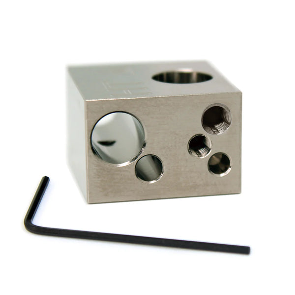Micro Swiss Plated Copper High Temperature MK10 Heater Block Upgrade ...